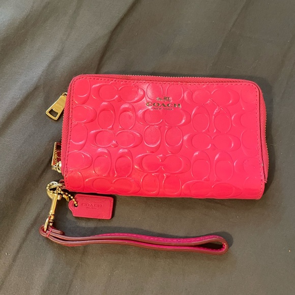 Coach | Bags | Coach Pink Wallet | Poshmark